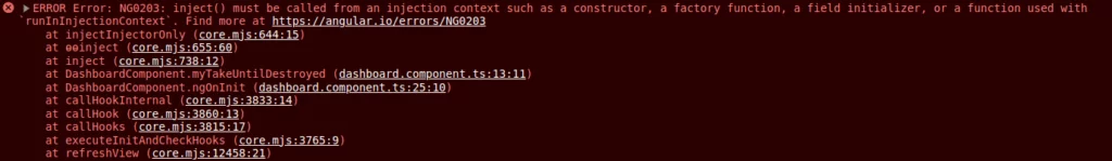 Angular 16 introduces DestroyRef - Callback when a component is being destroyed