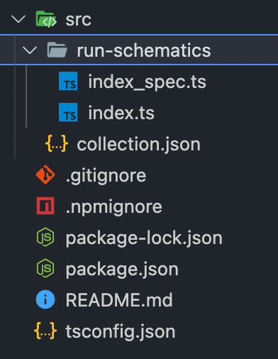 Different ways to run schematics from another schematics in Angular