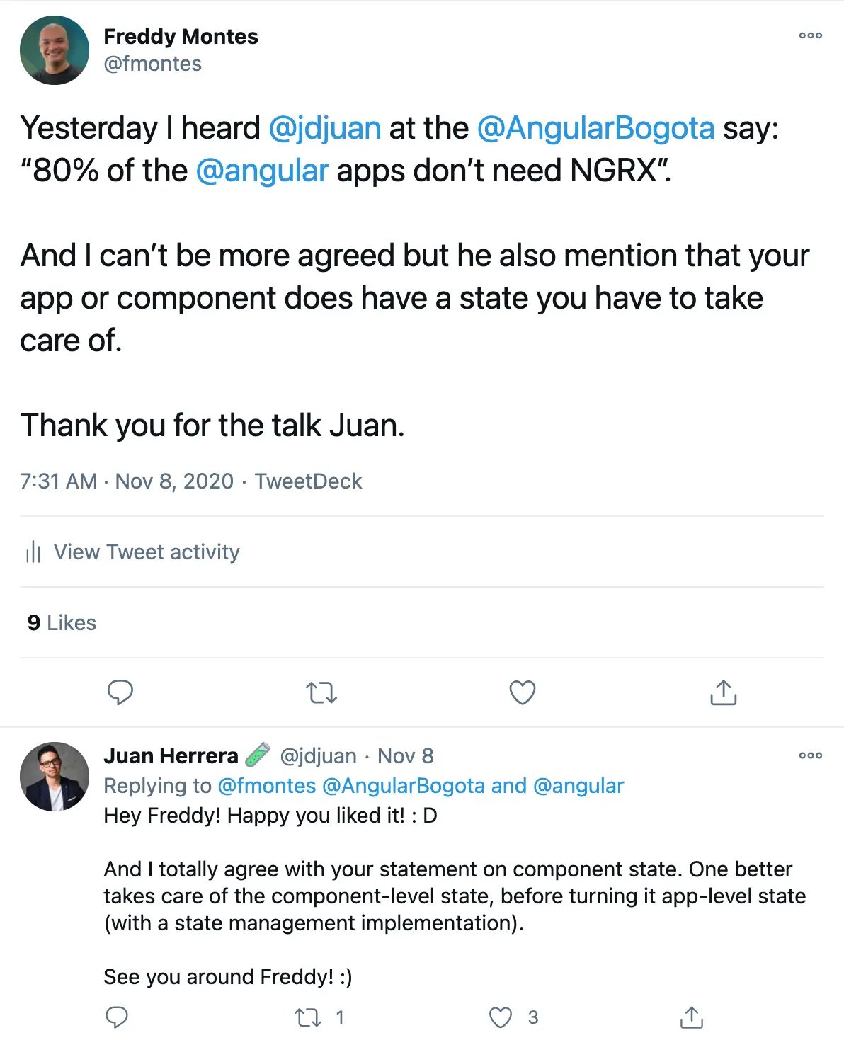 How to manage component state in Angular using @ngrx/component-store