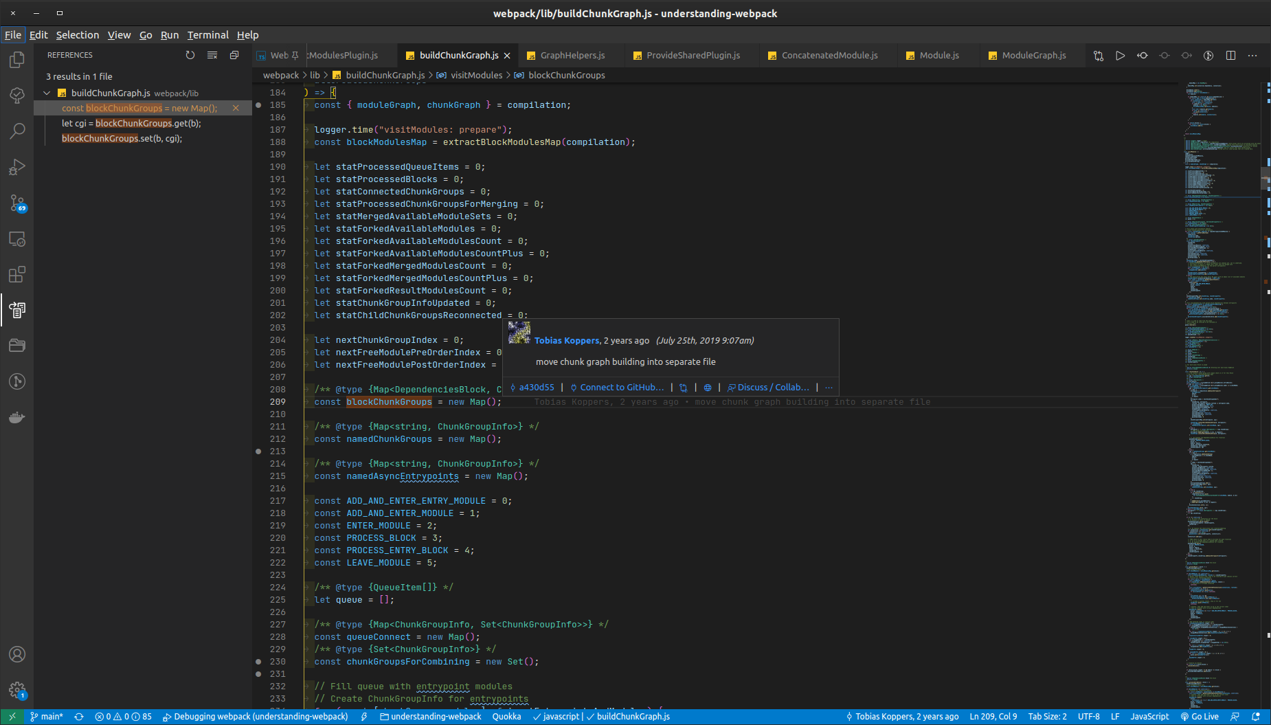 Deep look into how webpack's bundling process works