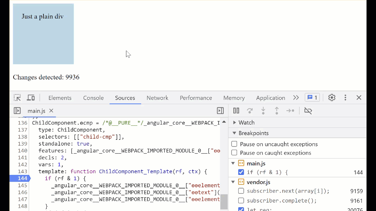 Chrome DevTools - using Chrome tool for debugging Angular application