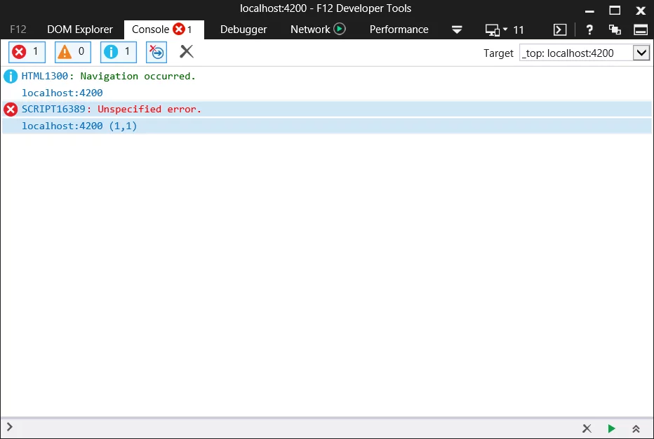 Creating Angular Application That Works On Internet Explorer