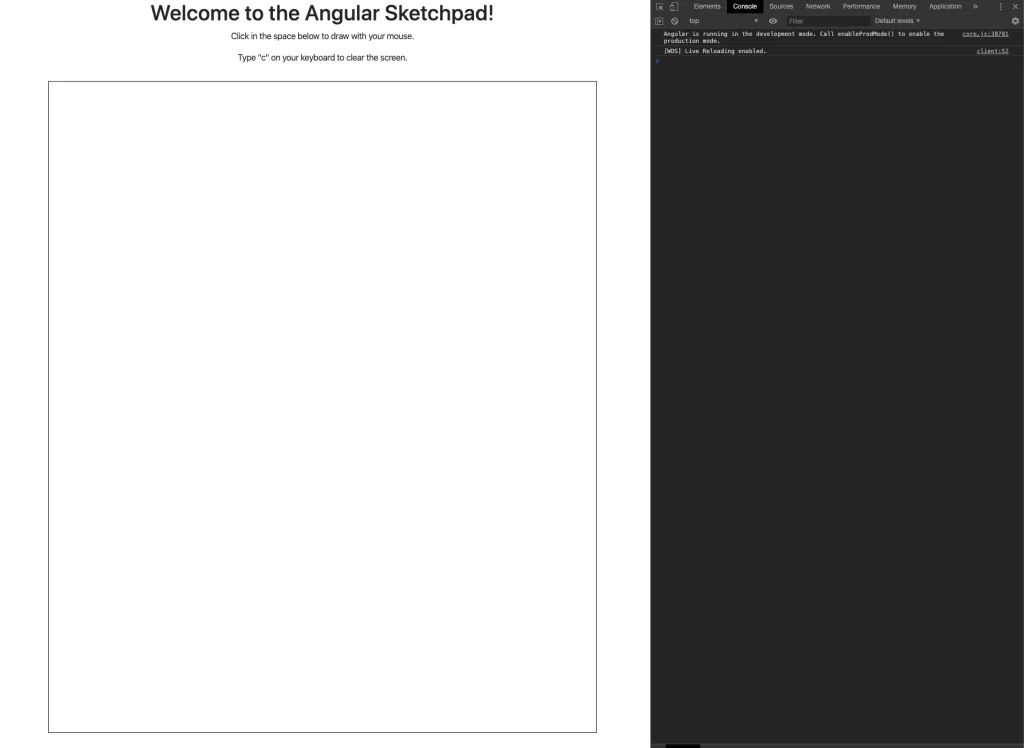 Creating a Sketchpad with Angular and P5JS