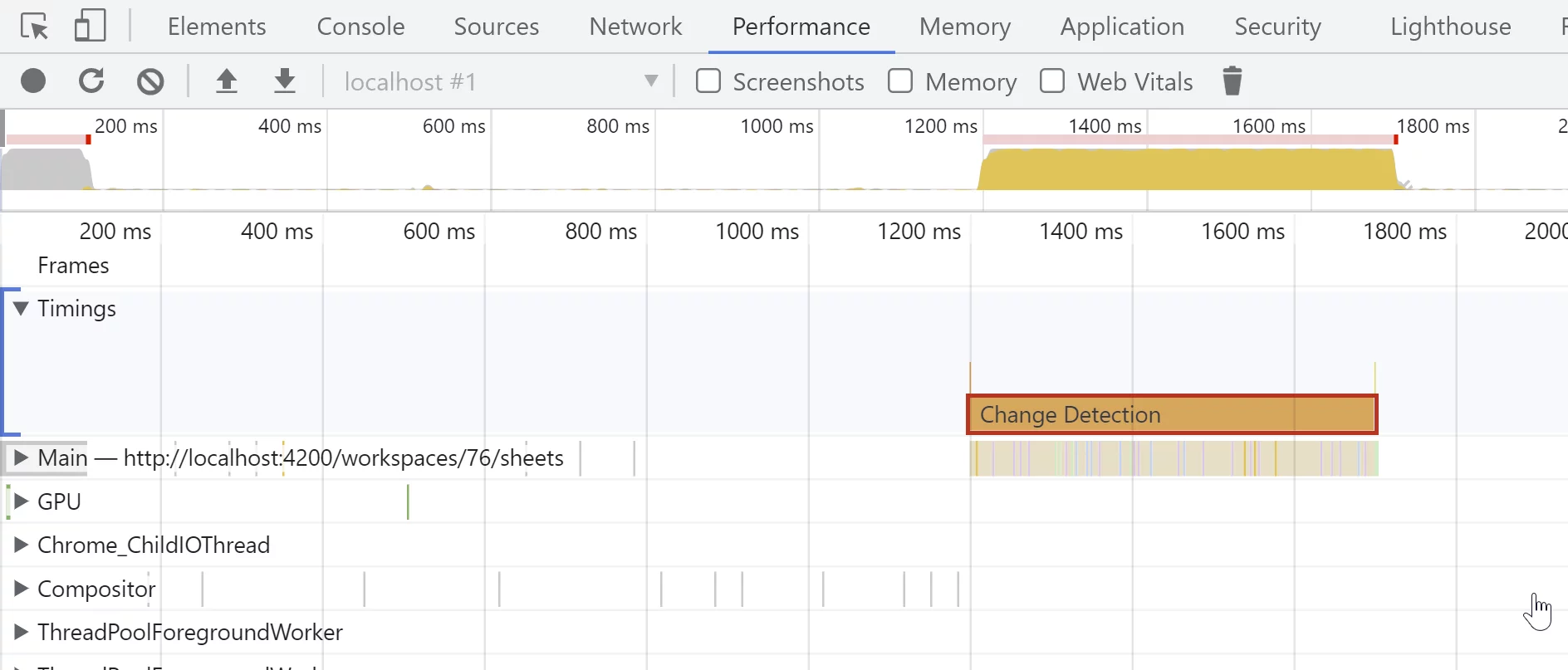 Debugging techniques in Angular - Profiling